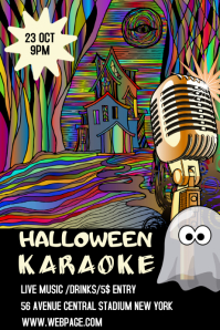 halloween scary party Template | PosterMyWall