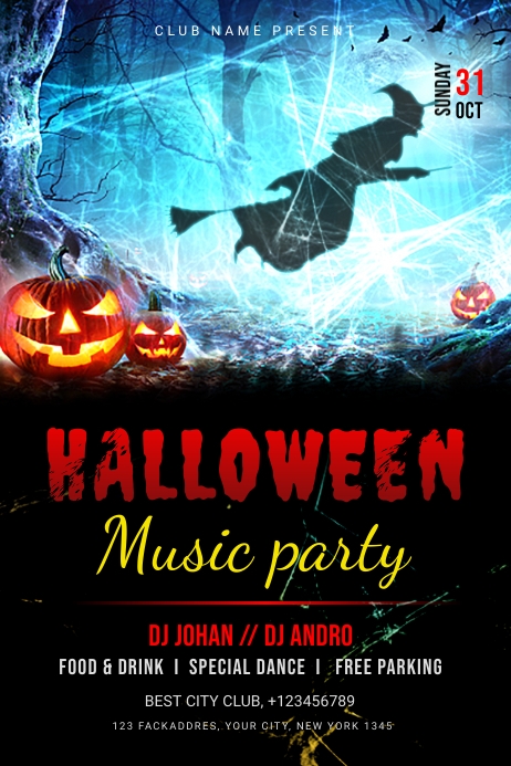 Halloween Party Poster | PosterMyWall