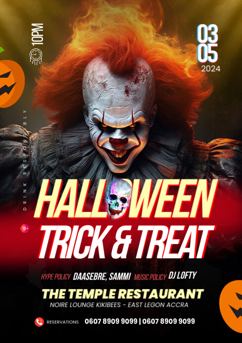 Halloween Party Poster Template | PosterMyWall