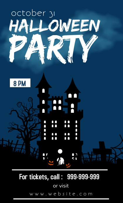 halloween party poster template | PosterMyWall