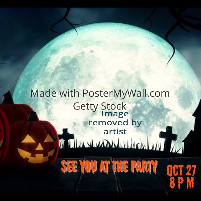Halloween Party Reminder Video Template | PosterMyWall