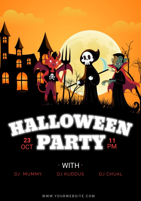 HALLOWEEN PARTY TEMPLATE | PosterMyWall