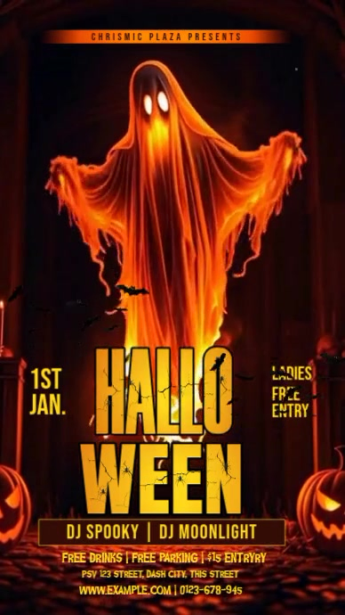 HALLOWEEN PARTY TEMPLATE | PosterMyWall