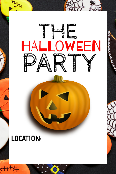 Halloween party template | PosterMyWall