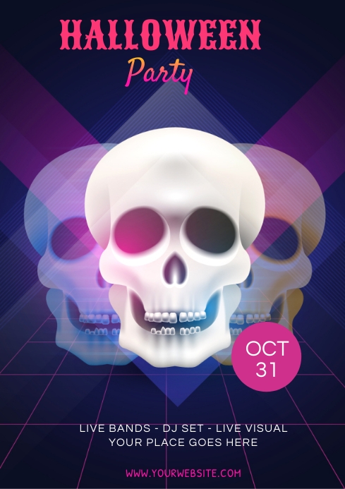 HALLOWEEN PARTY TEMPLATE | PosterMyWall