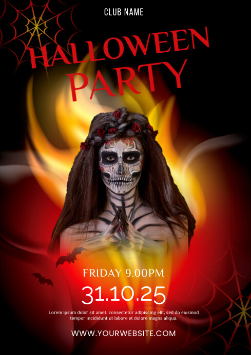 HALLOWEEN PARTY TEMPLATE | PosterMyWall