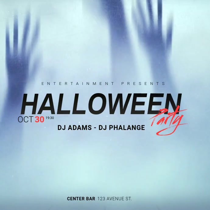 Halloween Party Video Promotion template | PosterMyWall