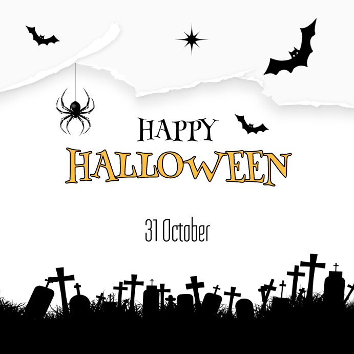 halloween post Template | PosterMyWall