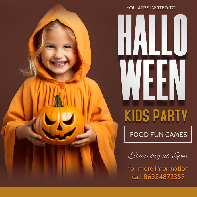 halloween post Template | PosterMyWall