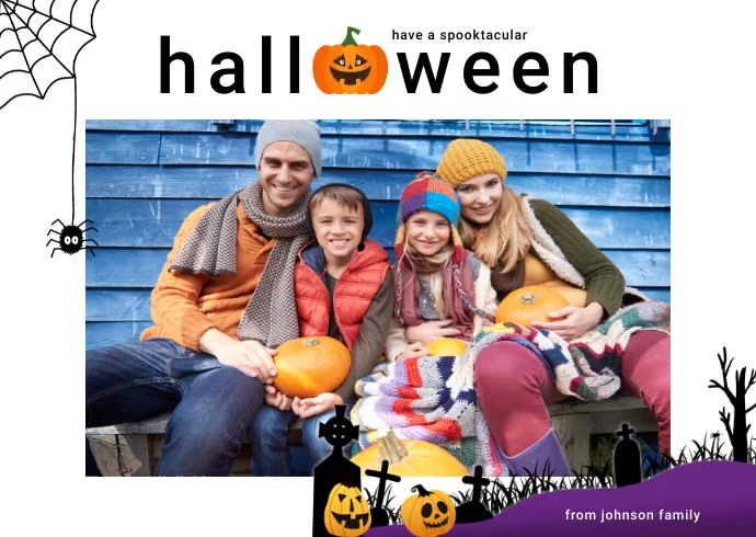 Halloween Postcard Template | PosterMyWall