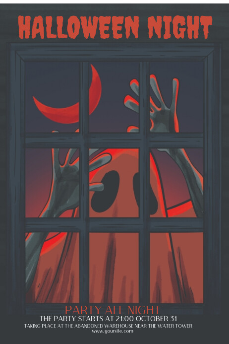 HALLOWEEN POSTER Template | PosterMyWall