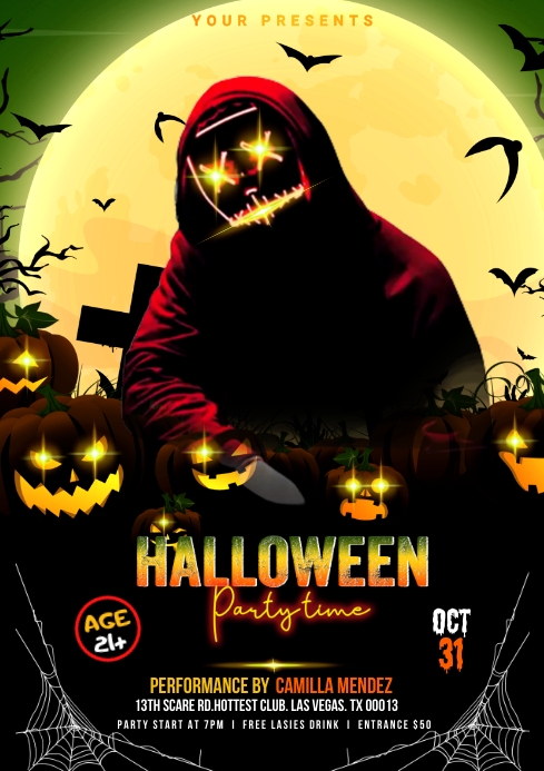 Halloween Poster Template | PosterMyWall