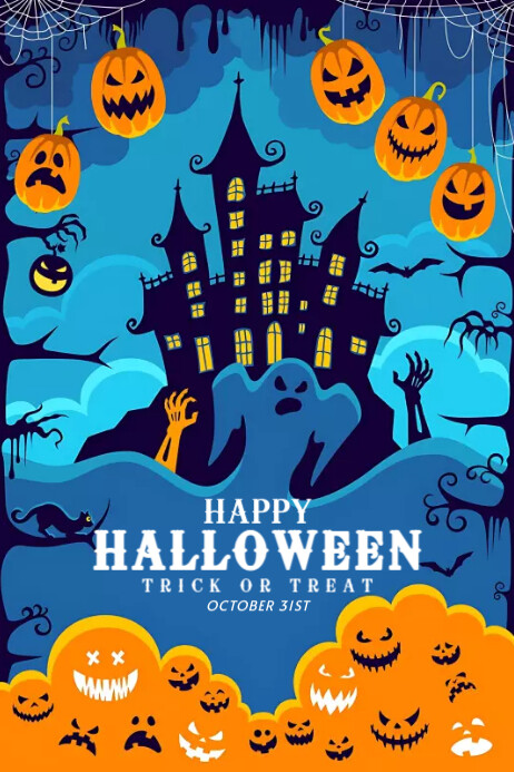 halloween poster Template | PosterMyWall