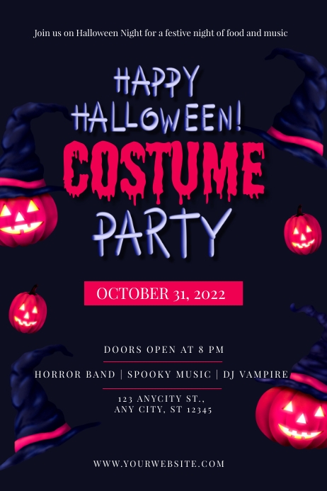 Halloween Poster Template | PosterMyWall