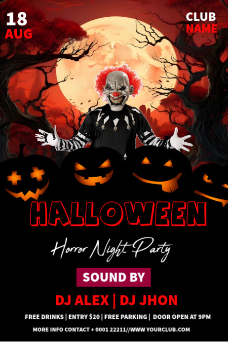 Halloween Poster Template | PosterMyWall