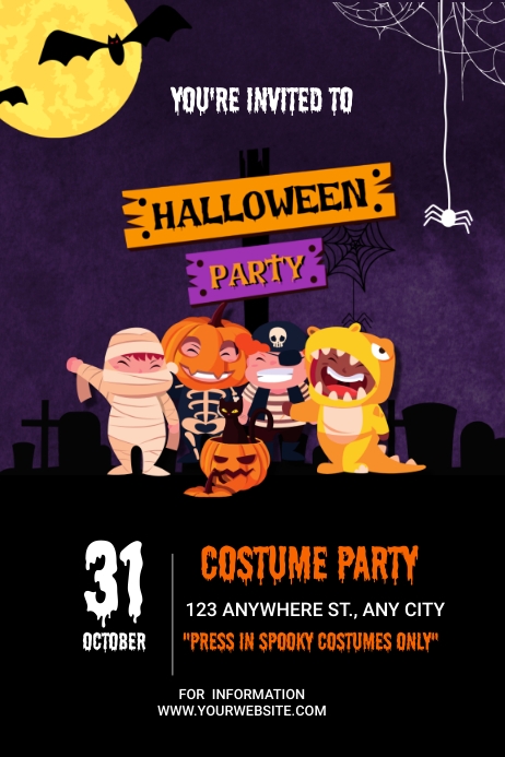 Halloween Poster Template | PosterMyWall