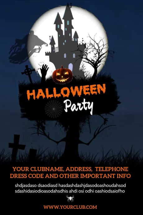 halloween poster Template | PosterMyWall