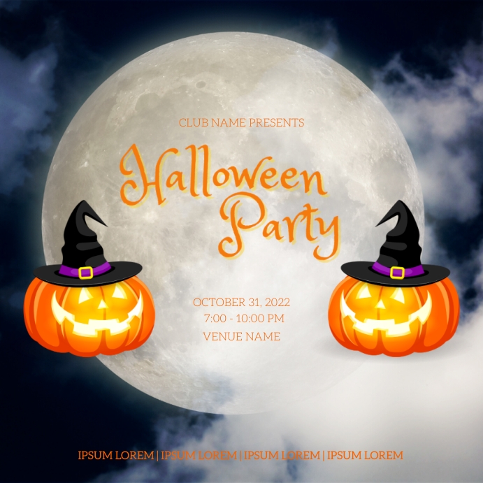 Halloween Poster Template | PosterMyWall