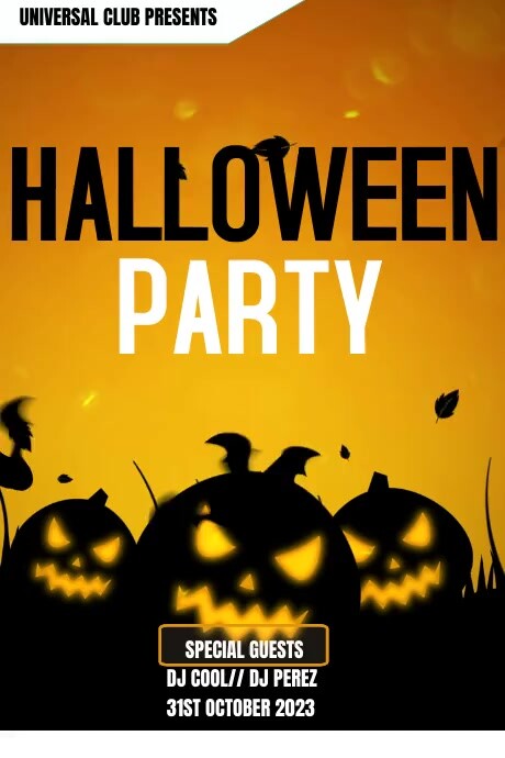 Copy of Halloween poster | PosterMyWall