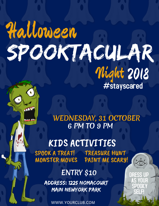 halloween poster template | PosterMyWall