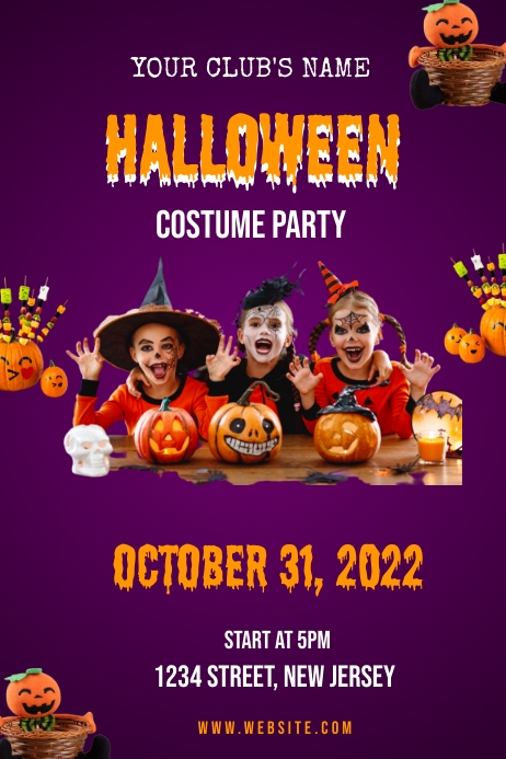halloween poster template | PosterMyWall