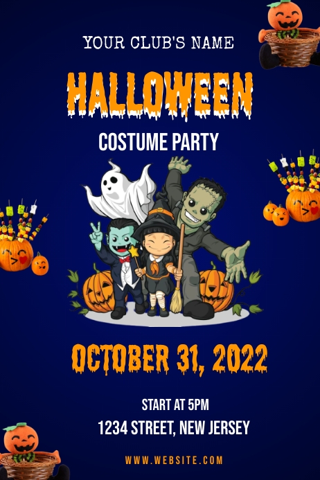 halloween poster template | PosterMyWall