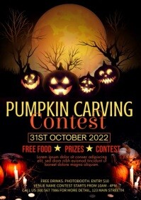 433+ Free Pumpkin Carving Contest Flyer Templates | PosterMyWall