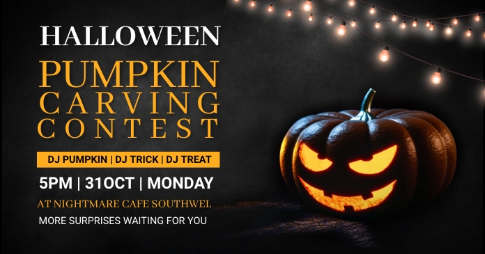 Copy of Halloween Pumpkin Carving Contest | PosterMyWall