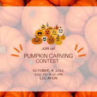 halloween pumpkin carving contest certificate Template | PosterMyWall