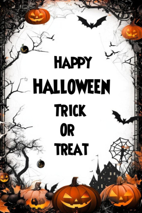 Halloween pumpkin Patch theme Template | PosterMyWall