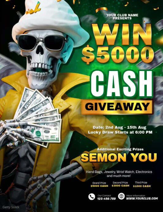 Copy of Halloween Raffle | PosterMyWall