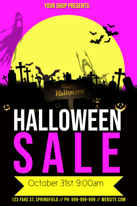 Copy of Halloween Retail Poster | PosterMyWall