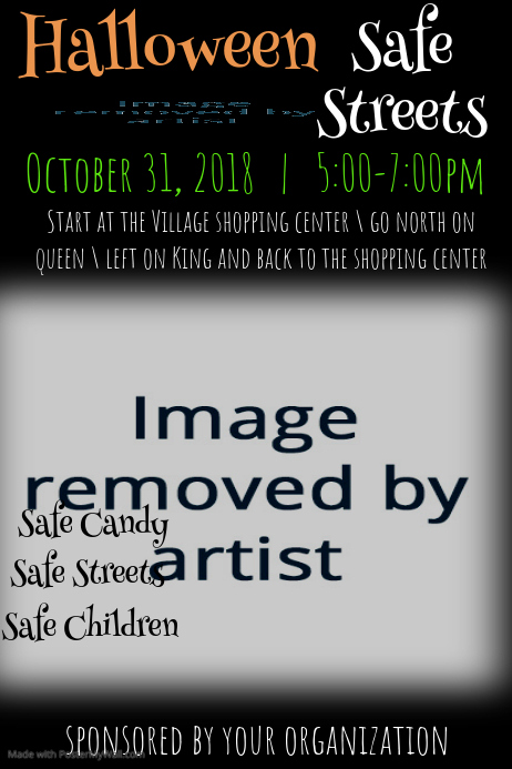 Copy of Halloween Safe Streets Poster Template | PosterMyWall
