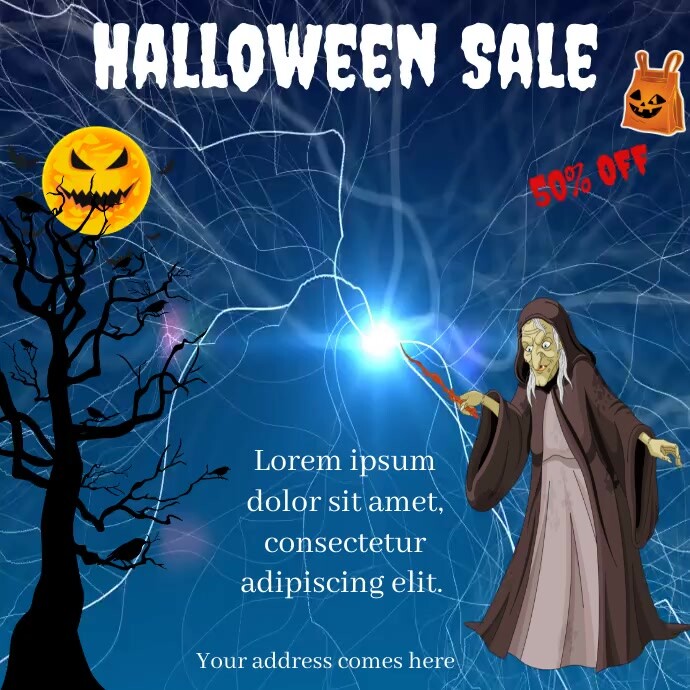 Halloween Sale, Trick or treat Template | PosterMyWall