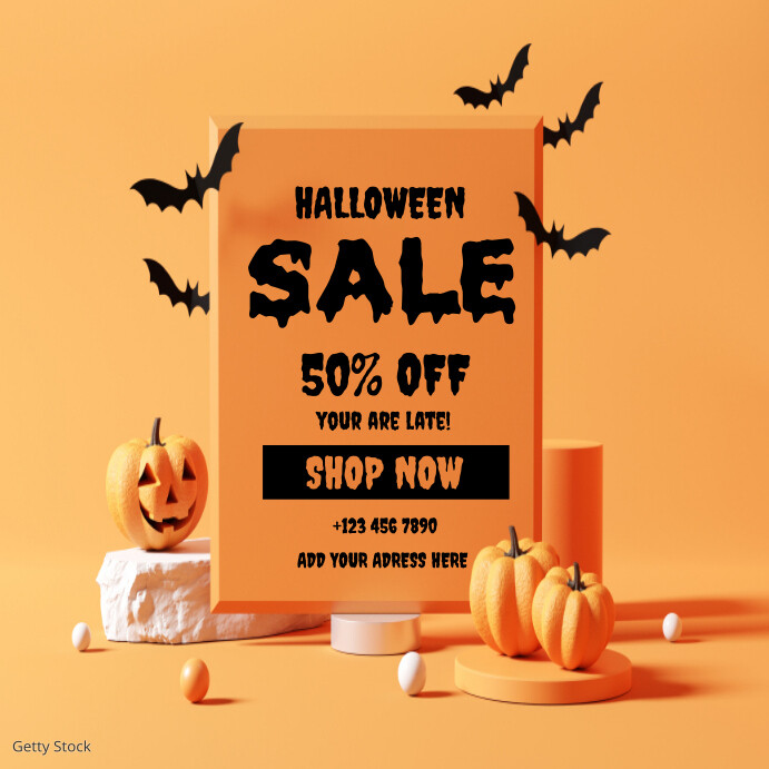 Copy of halloween sale 50% off | PosterMyWall