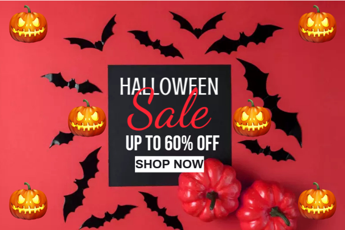 Halloween Sale Ads Template | PosterMyWall