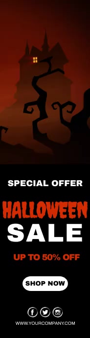 Halloween Sale Template | PosterMyWall