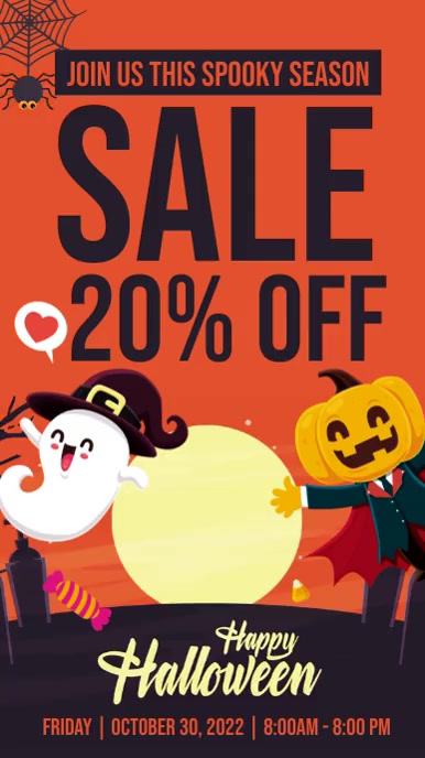 HALLOWEEN SALE Template | PosterMyWall