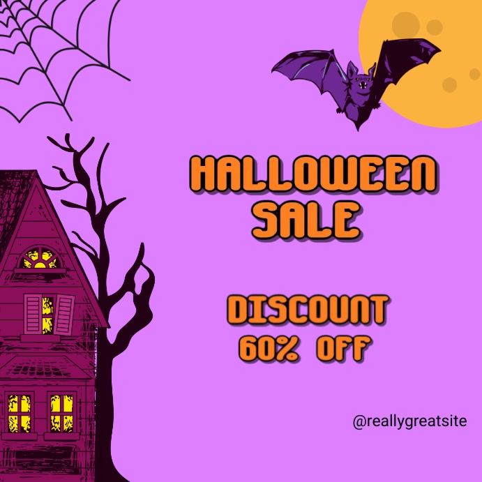 Halloween Sale Template | PosterMyWall