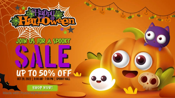 HALLOWEEN SALE Template | PosterMyWall