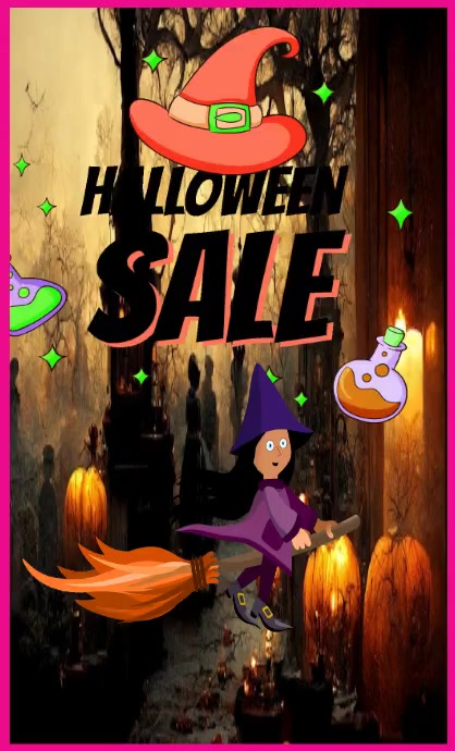 Halloween Sale Template | PosterMyWall
