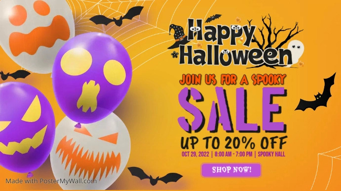 HALLOWEEN SALE Template | PosterMyWall