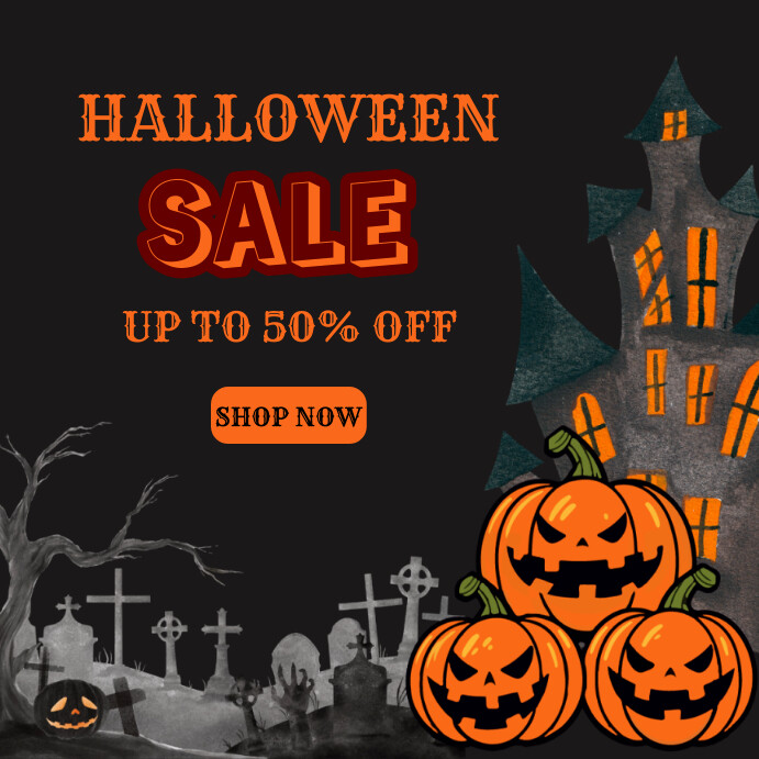 Halloween Sale Template | PosterMyWall
