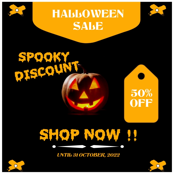 HALLOWEEN SALE Template | PosterMyWall