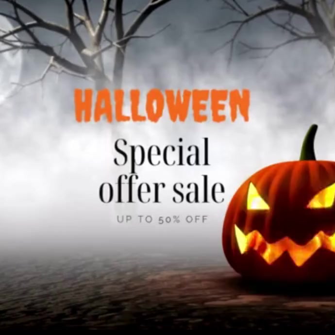 Halloween Sale Template | PosterMyWall