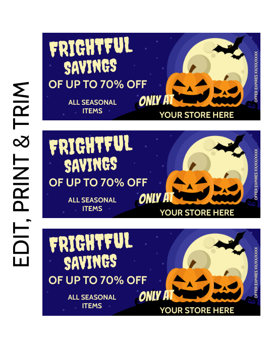 HALLOWEEN STORE SALE Template | PosterMyWall