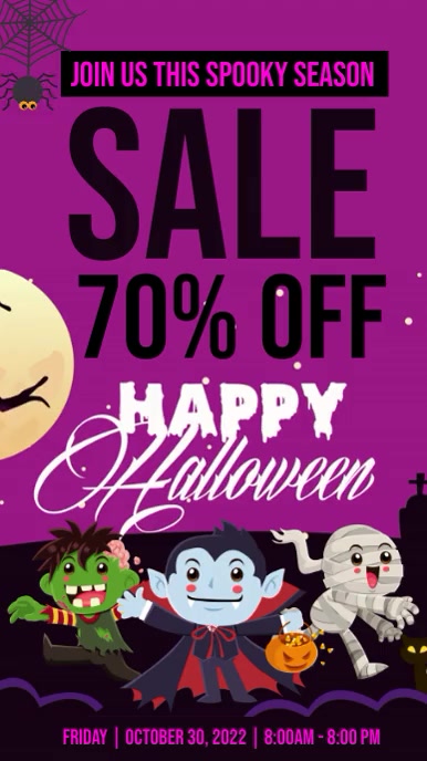 HALLOWEEN SALE Template | PosterMyWall