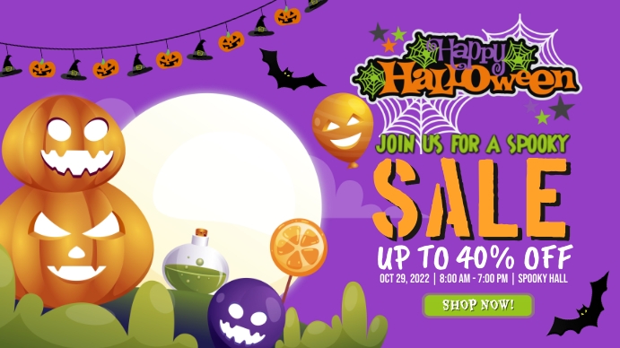 HALLOWEEN SALE Template | PosterMyWall