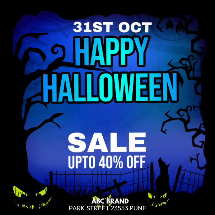 halloween sale Template | PosterMyWall