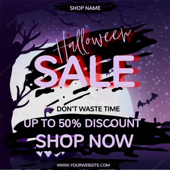 HALLOWEEN SALE FLYER TEMPLATE (1) | PosterMyWall